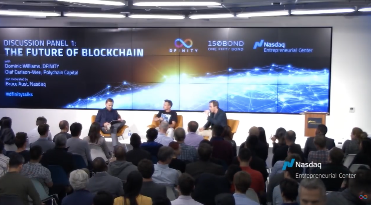 パネルディスカッションレポート：Nasdaqにおけるブロックチェーンの未来～Dominic Williams（DFINITY）＆Olaf ...