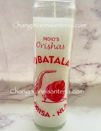 Obatala Candle/Vela Obatala | Changovannisanteria