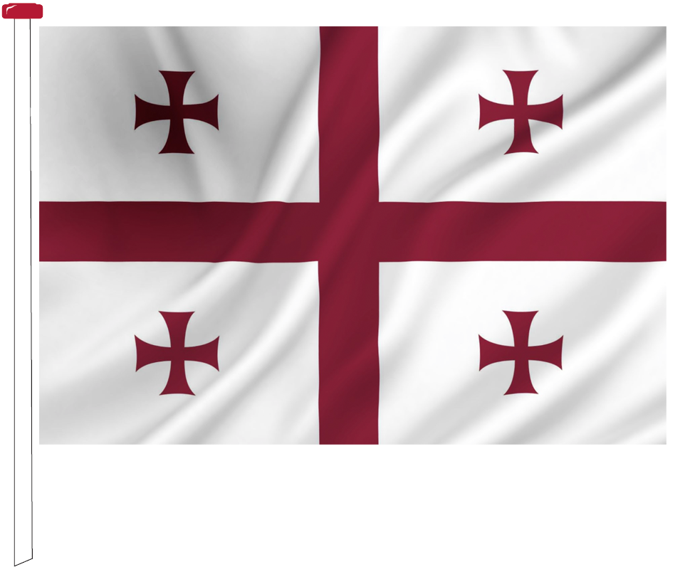 Flagg Georgia⎪Flaggbutikk