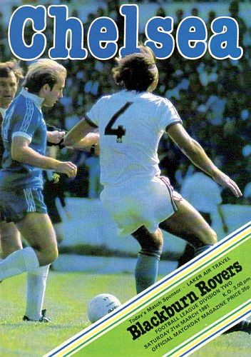 CHELSEA v BLACKBURN ROVERS 1980/81 Division 2 MATCHDAY PROGRAMME ...