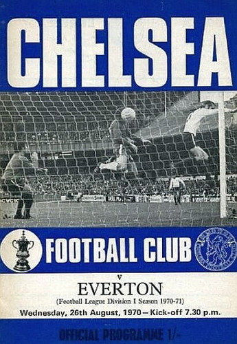 CHELSEA v EVERTON 1970/71 Division 1 MATCHDAY PROGRAMME | CHELSEA MEMORIES