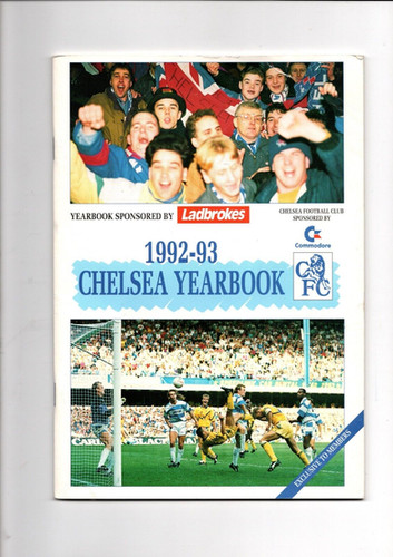 CHELSEA 1992/93 OFFICIAL YEARBOOK | CHELSEA MEMORIES
