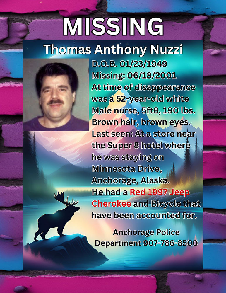 Missing Nurse from Alaska Thomas Anthony Nuzzi | My Crimany