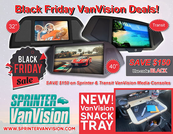 Sprinter Van TV Mount | TV System for Sprinter Van