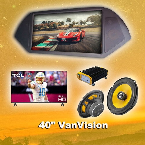 40” SPRINTER VANVISION- TV/MOUNT BRACKET MEDIA CONSOLE | Sprinter Vanvision