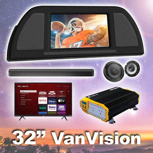 32” SPRINTER VANVISION- TV/MOUNT BRACKET MEDIA CONSOLE | Sprinter Vanvision