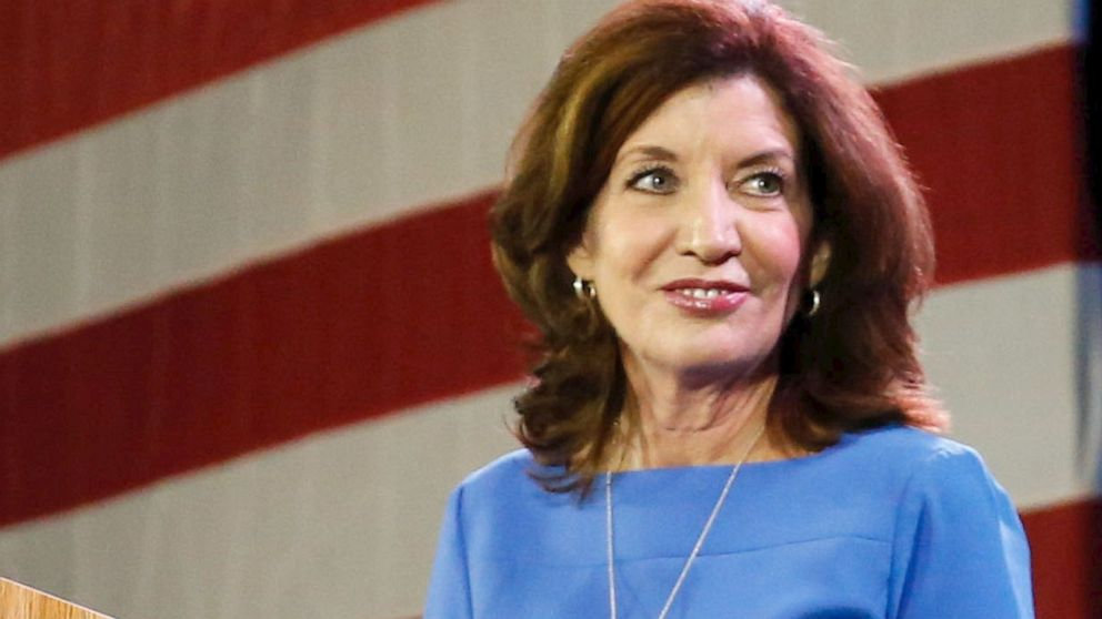 NY gets first female governor after scandal