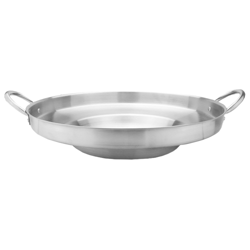 Stainless steel convex griddle | El Mestizo Imports