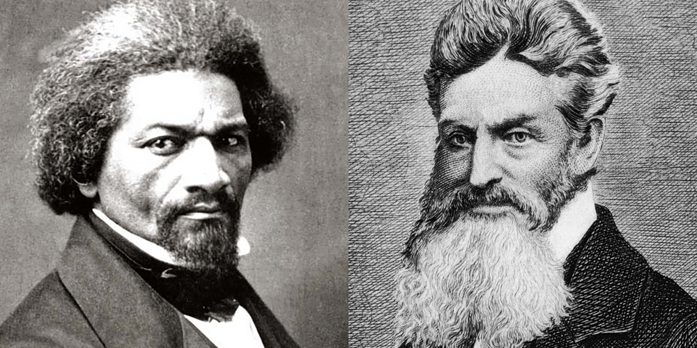 Frederick Douglass and John Brown at Chambersburg, 1859