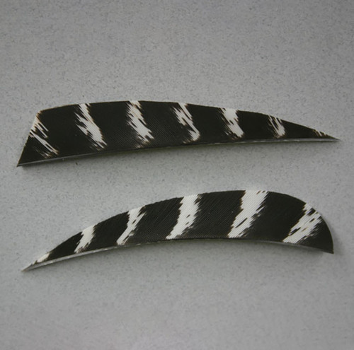 Wild Turkey Die Cut Arrow Fletching (4") - 3 dozen | Custom Feathers