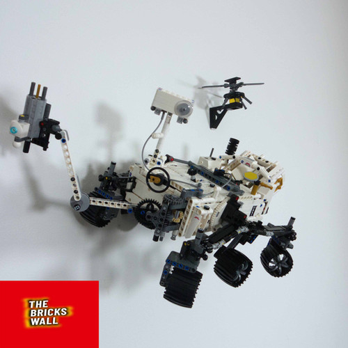 Nasa Mars Rover Perseverance 42158 סטנד לגו לקיר דגם | THE BRICKS WALL