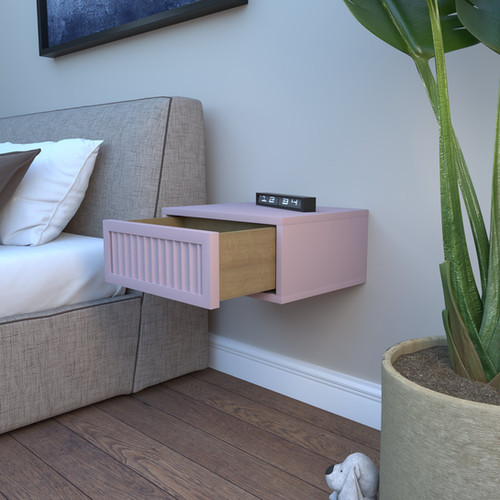 Floating & Fluted Bedside Cabinet Set | Davies & Foster