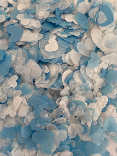 Sky Blue & White | Sprinkle Me Confetti