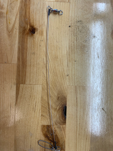 12” single strand wire leader | Venture Custom Rods