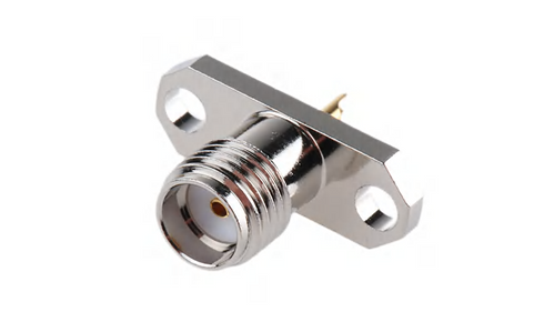 SMA Female High Frequency Connector 2 Hole Solder DC-18Ghz 50hm ...