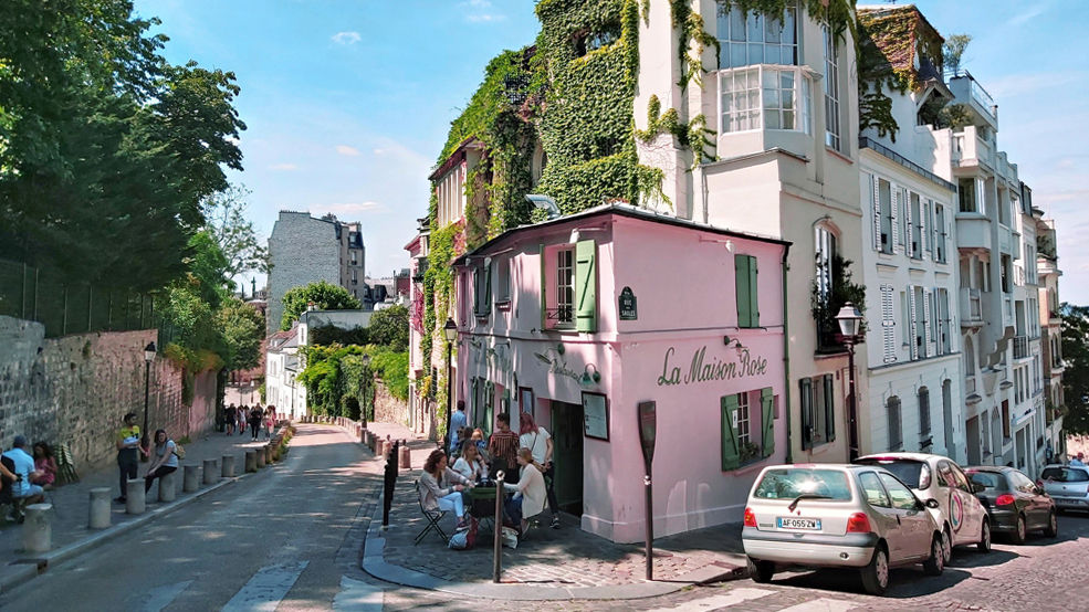 Montmartre: The bohemian art district of Paris.