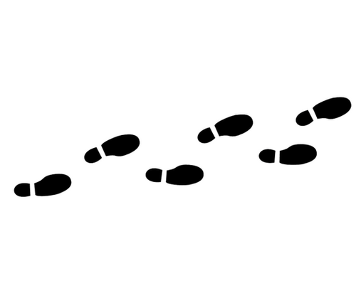 Harry Potter Marauders map Footsteps x6 | Sandton Decor Hire