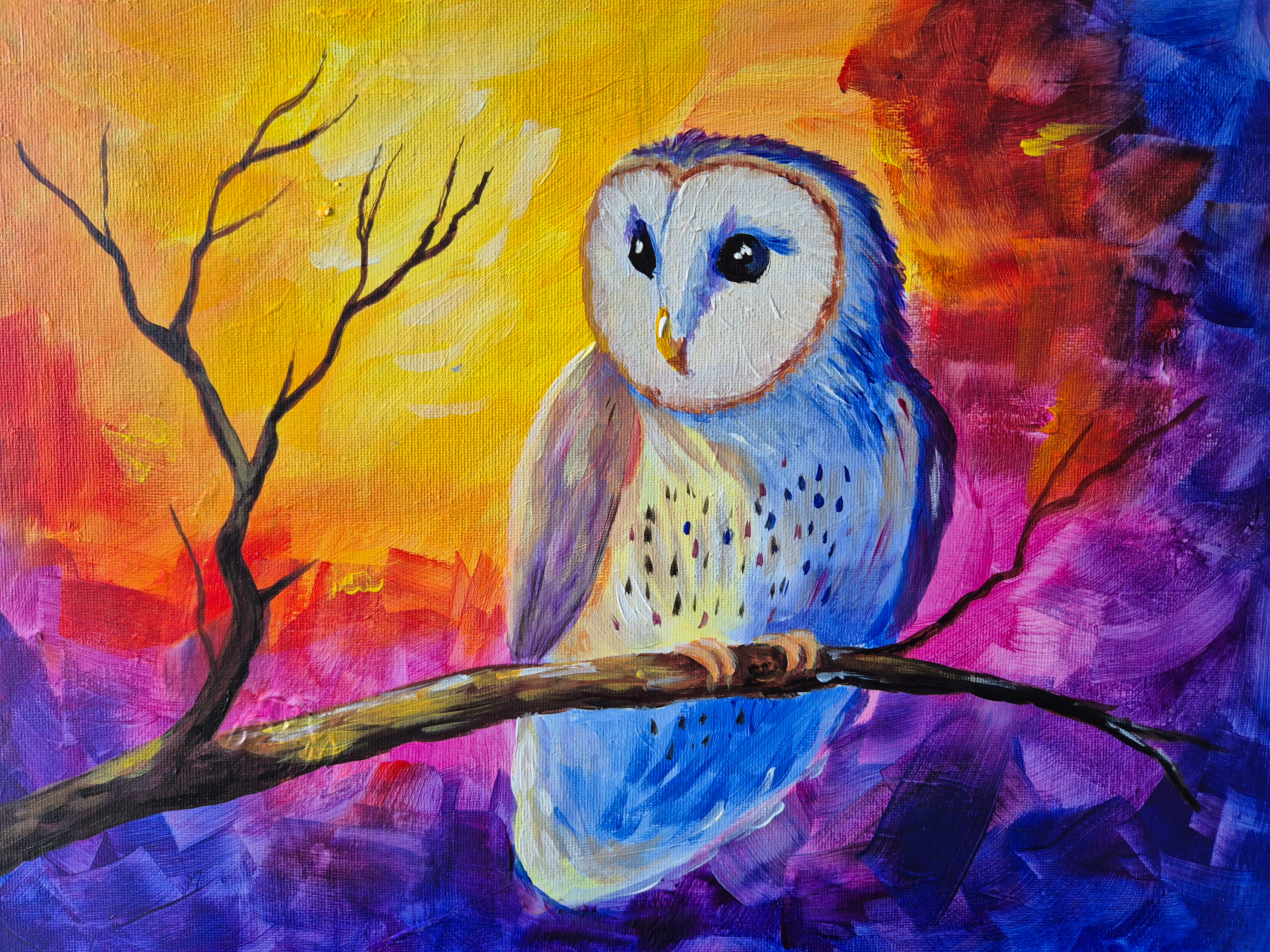 HARROGATE Paint Night - Wisdom By Night | Brush and Tipple