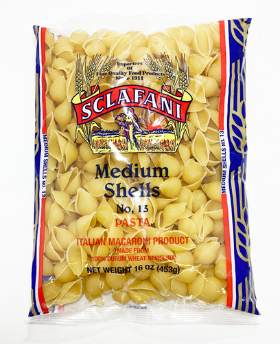 #13 Medium Shells 16oz | Sclafanifoods
