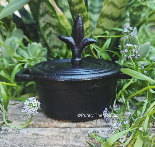 Fleur de Lis Cauldron | Purely Therapeutic