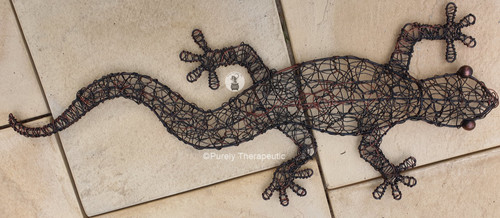 Woven Wire Gecko 80cm-Bronze | Purely Therapeutic