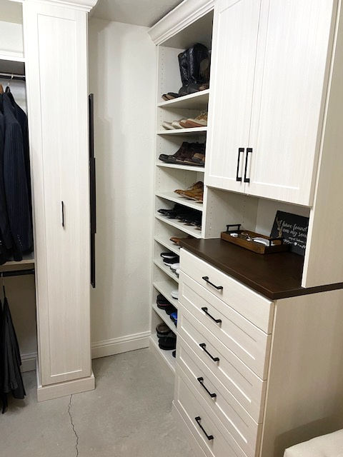 Handsome Closet for this High End Client | Custom Closets