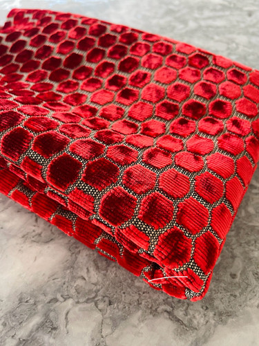 Designers Guild Velvet Fabric Remnant | French Laundry Home Fabrics