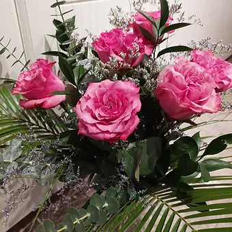 Bouquet de 6 roses | Fleurs & Choses