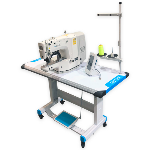 GE-1900-SH MÁQUINA TRAVETE ELETRÔNICA, LANÇADEIRA PEQUENA | GETEX BRASIL