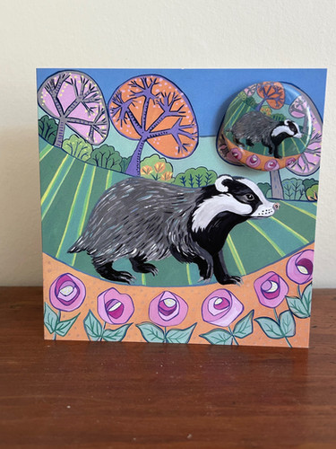 Badge card Little Badger | katrin-eagle-