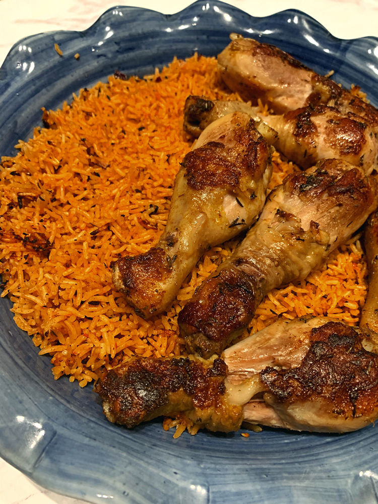 [Recipe] Nigerian Jollof Rice with Chicken Drumsticks