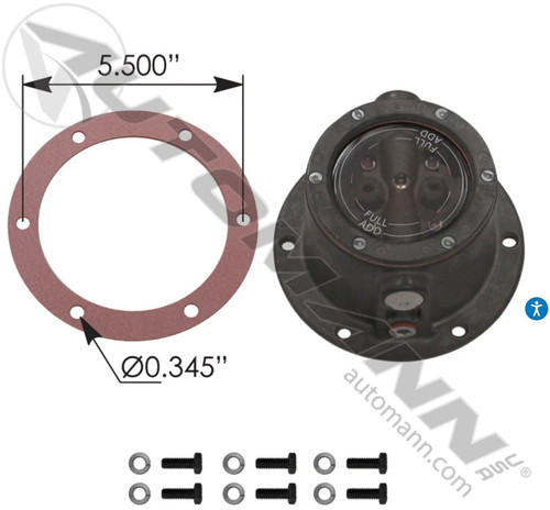 Hub Cap Kit PRO HN Oil Hendrickson OE | Neudorf Enterprises