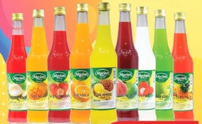 MARJAN Cordial SQUASH 12x450ml (Guava/Soursop/Lychee/Mango) | goldensun