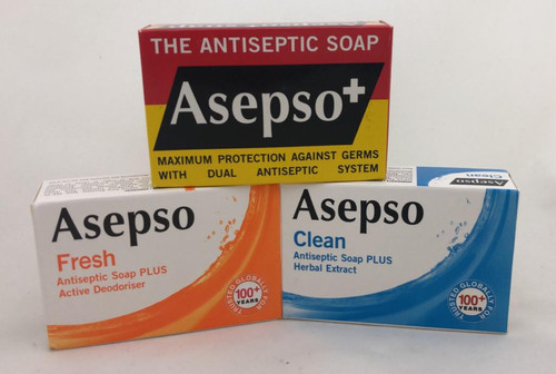 ASEPSO Soap bar 80g - Original/Fresh/Clean | goldensun