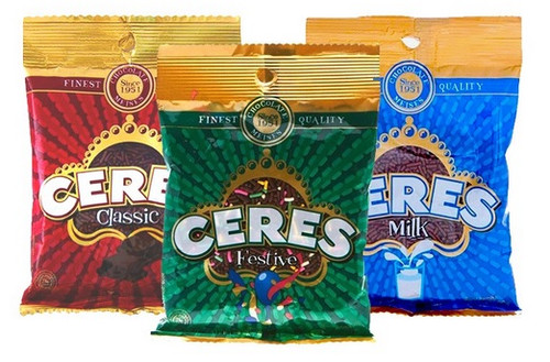 CERES Chocolate Sprinkles - Classic/Festive/Milk 20x225g | goldensun