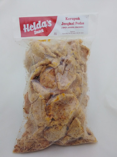 HELDA Snack - Spicy Jengkol Crackers 28x115g | goldensun
