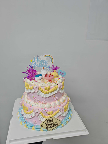 Chikawa 雙層復古蛋糕 | March Cake - 屯門手工蛋糕店