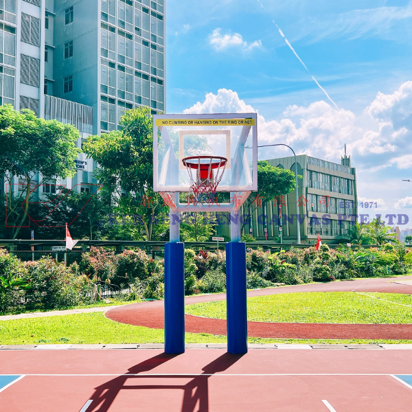 Basketball Pole Safety Padding | Ker Seng Heng Canvas Pte. Ltd.