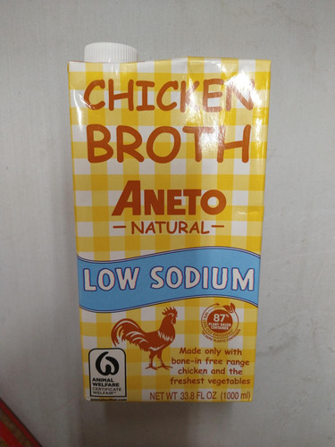 Aneto Chicken Broth, Low Sodium | simpatico