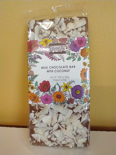 Boella Milk Chocolate Bar with Coconut | simpatico