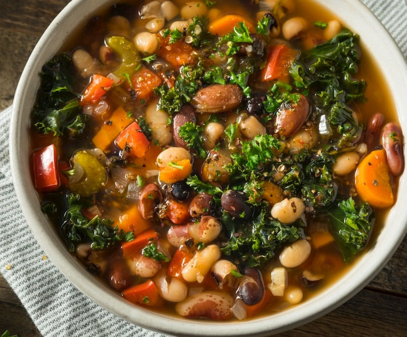Sardinia Minestrone from The Blue Zones Kitchen Cookbook by Dan Buettner