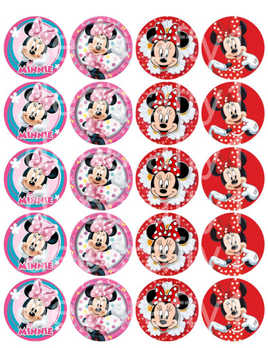 Minnie Mouse 2” edibles | Dee Crafty