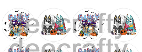 Bluey Halloween 2” edibles | Dee Crafty
