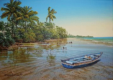 Commission Original Art by Karen Sylvester