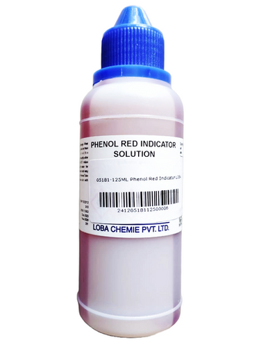 Phenol Red Indicator Solution, 125ml LOBA | LabDeals Suppliers
