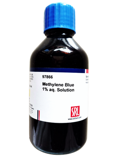 Methylene Blue 1% aq. Solution, 250ml Blue Liquid, SRL | LabDeals Suppliers