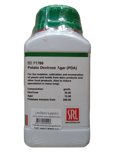 Potato Dextrose Agar (PDA) 500Gm SRL | LabDeals Suppliers