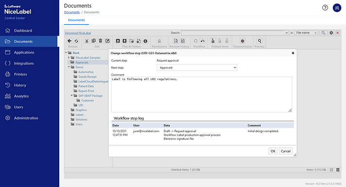 Loftware NiceLabel LMS