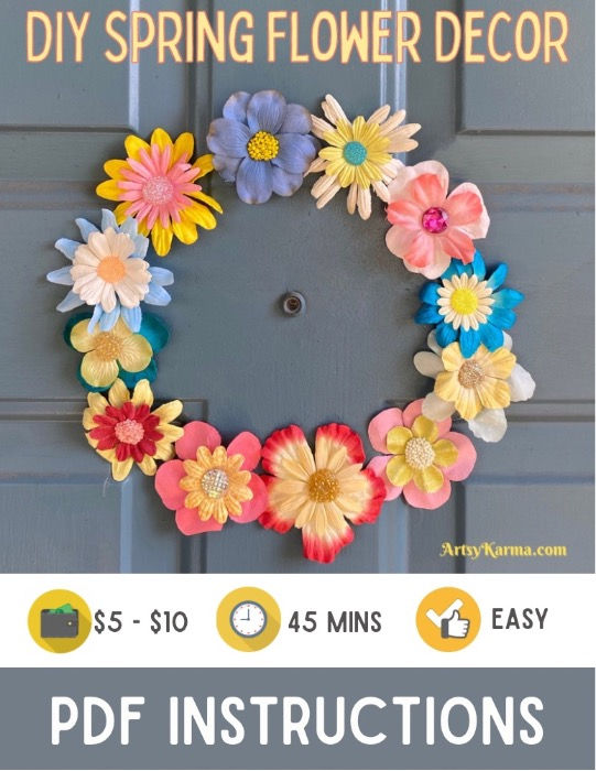 Creative Spring Decor: Utilizing Fake Flowers | Artsy Karma