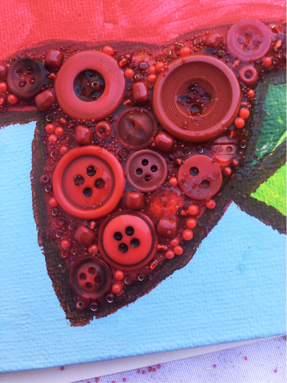 Button Art 101: Create Stunning Canvas at Artsy Karma